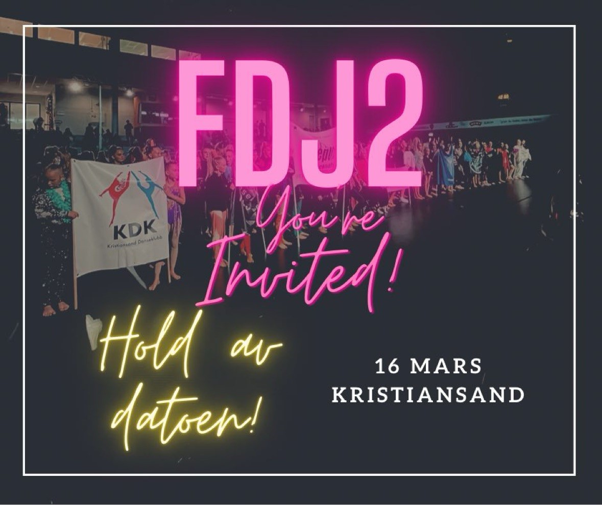 FDJ2 i freestyle og slow - Kristiansand Danseklubb